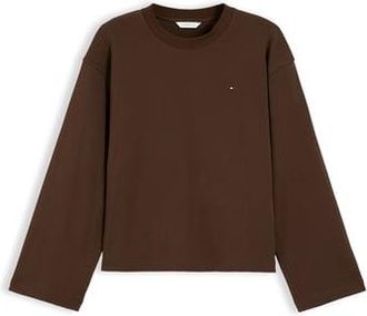 Tommy Hilfiger T-shirt manches longues droit col rond en coton