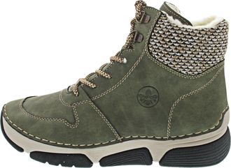 Rieker Schnürstiefel Grün