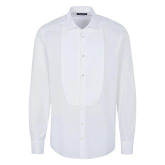 Dolce & Gabbana Klassisches Smokinghemd - - Shirts - Herren - Wei&szlig; - 2XL