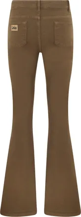 Lois Jeans Flared Elephant Leg Jeans - Green