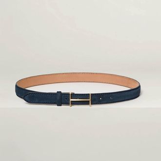 Reptiles House Vauren - Wildledergürtel mit Schnalle 2,5 cm - Blau-Royal