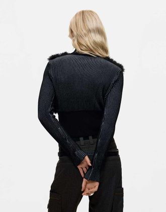 Desigual veste en maille noire