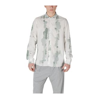 Antony Morato Gr&uuml;n Gemustertes Langarmhemd - - Shirts - Herren - Mehrfarbig - XS