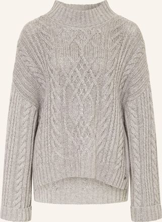 Marc Cain Oversized-Pullover Mit Cashmere grau