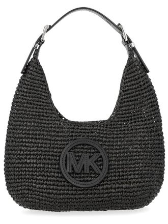 Michael Michael Kors Womens Hobo Bag Nolita Black Polypropylene Shoulder