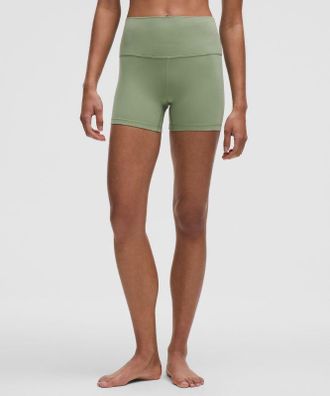 lululemon Short Align taille haute pour Femmes - 10 cm - Vert - Taille 12