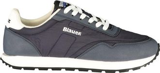 Blauer Blue Polyester Herren Sneaker