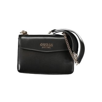 Guess Schwarze Polyethylen-Handtasche mit Kettenhenkeln - - Bags - Damen - Schwarzk - ONE SIZE