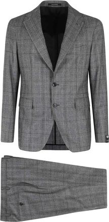 Tagliatore Homme, Costumes, Gris, Taille: L Single Breasted Suits