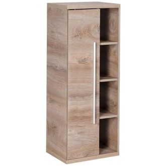 Fackelmann Midischrank stanford / Badschrank mit ged&auml;mpften Scharnieren / Ma&szlig;e (b x h x t): ca. 42 x 106 x 32 cm / hochwertiger Schrank / Anschlag