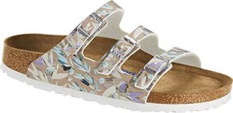 Birkenstock Womens Florida Fresh Soft Footbed Birko Flor Sandal, Floral Fades Crystal Rose, 37 R EU