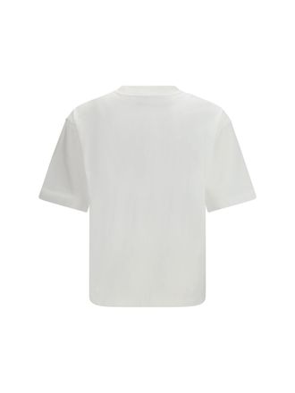Off-white Mens Big Bookish Skate T-Shirt White-Black Cotton T-Shirts And Polos
