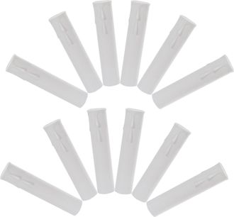 OSALADI 12st&uuml;cke Kerzenh&uuml;lse aus PVC-Material Fassungen Hitzebest&auml;ndige Lampenfassungsabdeckungen als Tropfschutz f&uuml;r Deckenlampen und Kronleuchter Einfache I