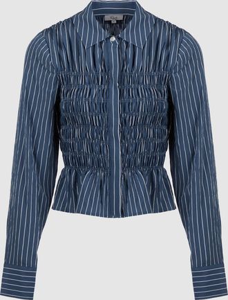 Rails Chemise Bradshaw Washed Indigo Stripe