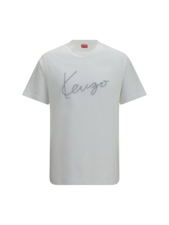 Kenzo Mens T-Shirt Cotton Off White T-Shirts And Polos