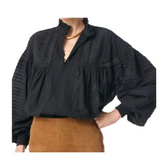 Vanessa Bruno Femme, Blouses et Chemises, Noir, Taille: 36 FR Blouse Dahlia