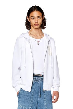 Diesel modern s-ginn-hood-zip-k10 Sweater, 100-0 Stunden, S