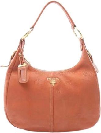 Prada Sac bandouli&egrave;re vintage Pre-owned - Femme - Pre-owned - Brun - Taille: ONE Size