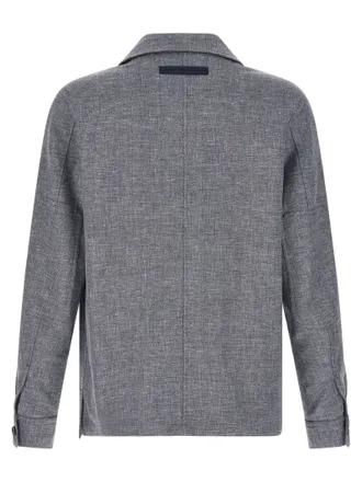 Ermenegildo Zegna Crossover Overshirt - Gray