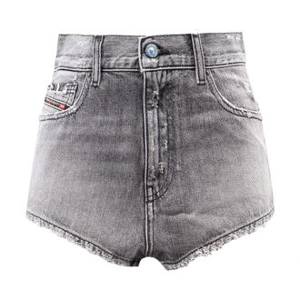 Diesel Femme, Shorts, Gris, Taille: W25 Short Destroy