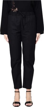 Semicouture Femme, Pantalons, Noir, Taille: 34 FR Cropped Pantalons