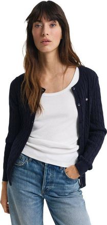 GANT Sweater Damen Strickjacke Baumwolle