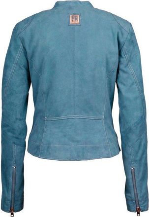Freaky Nation Lederjacke Desert Blue-FN
