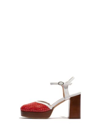 FLY London Fly London Damen ELZA241FLY Pumps, DK. RED/White, 41 EU