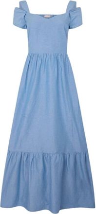 Liu Jo Femme, Robes, Bleu, Taille: 38 FR Abito Ts.nav