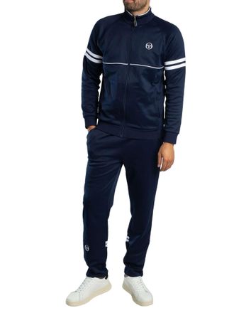 Sergio Tacchini Herren Orion Trainingsanzug, Maritime Blue/White, XXL