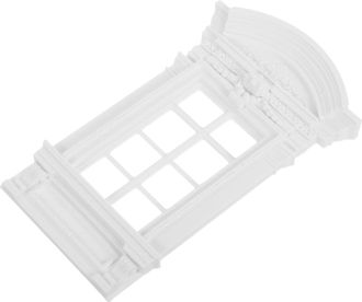 SOLUSTRE Europäisches Fenstermodell Fensterdekoration Puppenhaus -Upgrade - Miniatur -wohnungsdekorationsfenster Simulationsfenster Für Puppenhaus Dollhouse DI