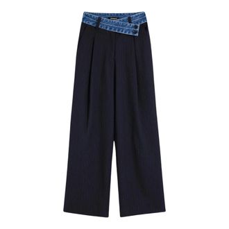 Desigual Pant Laila - - Trousers - Damen - Blau - S
