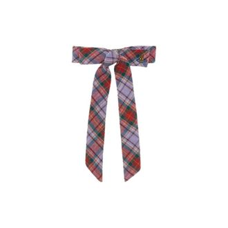 Vivienne Westwood Femme, Accessoires, Multicolore, Taille: ONE Size RTW Tartan Hair Clip