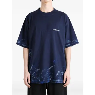 Balenciaga Tuvj T-Shirt - Navy