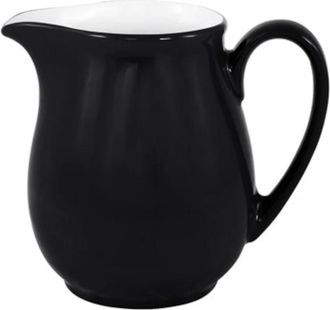Kahla 571003A72128C Pronto Colore Milchk&auml;nnchen 0,25 l pure black|schwarzer Sahnegie&szlig;er aus Porzellan