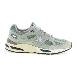 New Balance Homme, Sport, Vert, Taille: 40 1/2 EU Made in UK 991v2 Baskets