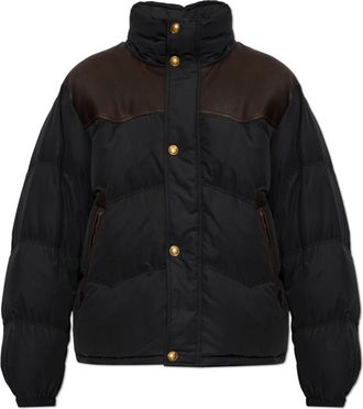 Versace Daunenjacke mit Stehkragen - - Jackets - Herren - Schwarzk - XL