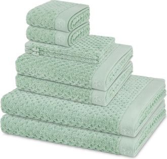 ROSS Harmony 8-teiliges Handtuch Set - 2 Wasch-, 2 G&auml;ste-, 2 Duscht&uuml;cher, 2 Handt&uuml;cher - Weicher Walkfrottee 520 g/m&sup2; aus 100% Baumwolle, hautfreundlich, s