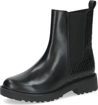Caprice Caprice Damen Stiefeletten mit Reißverschluss Thermosohle, Schwarz (Black Comb), 36 EU