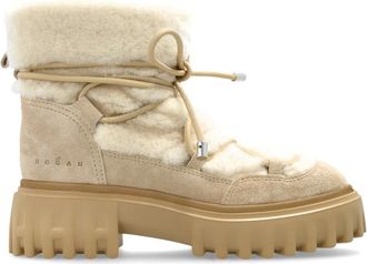 Hogan Femme, Chaussures, Beige, Taille: 41 EU Bottines H700