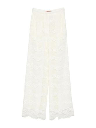 Twinset Pantalons D&eacute;contract&eacute;s - Blanc