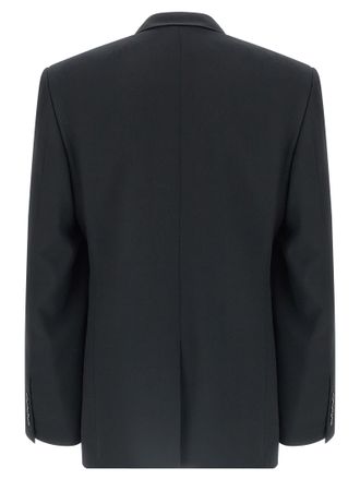 Balenciaga Mens Black Wool Blazer Clothing