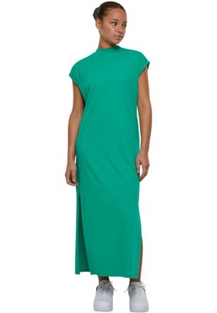 Urban Classics Damen Kleid Ladies Long Extended Shoulder Dress, langes Kleid f&uuml;r Frauen, Loose Fit, erh&auml;ltlich, Gr&ouml;&szlig;en XS-5XL