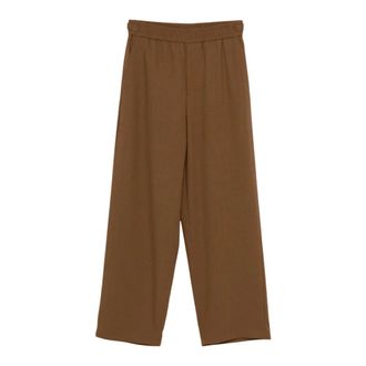 Ami Elastische Wollhose - - Trousers - Herren - Braun - M