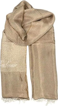 Borbonese Femme, Accessoires, Beige, Taille: ONE Size Scarves