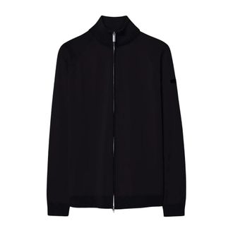 Roberto Ricci Design New Amos Cotton Full Zip Knit - - Knitwear - Herren - Schwarzk - XL