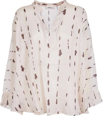 ottod'Ame Femme, Blouses et Chemises, Beige, Taille: 36 FR Blusa leggera