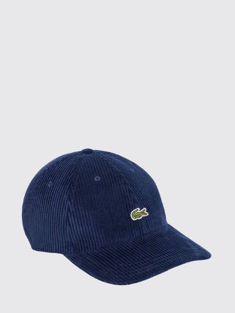 Lacoste Casquette de baseball en velours c&ocirc;tel&eacute; avec logo crocodile brod&eacute;