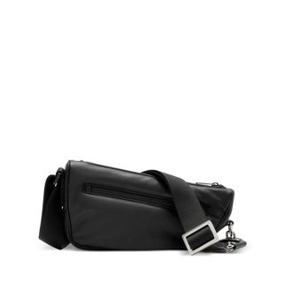 Burberry Schwarze Leder Asymmetrische Schultertasche - - Bags - Damen - Schwarzk - ONE SIZE