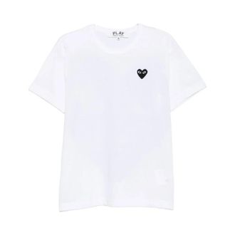 Comme Des Gar&ccedil;ons T-Shirt mit Rundhalsausschnitt und kurzen &Auml;rmeln - - Tops - Herren - Wei&szlig; - 2XL
